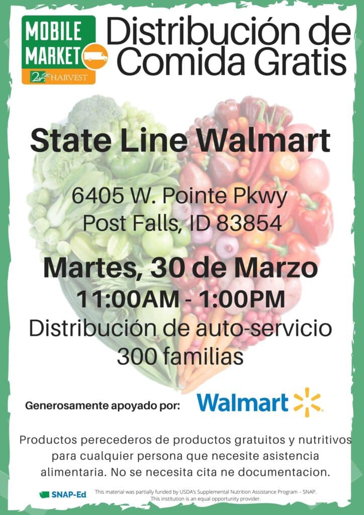 Walmart State Line 3-30-21 Spanish - Second Harvest